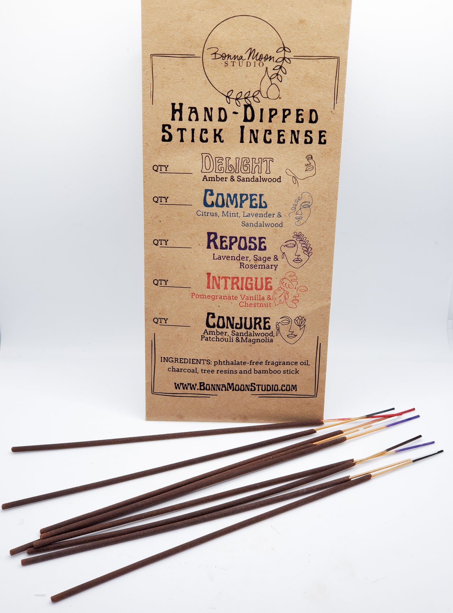 Stick Incense– Bonna Moon Studio